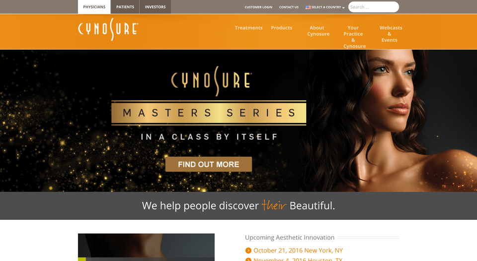 Cynosure SculpSure | Adrian ABABEI - Drupal Developer